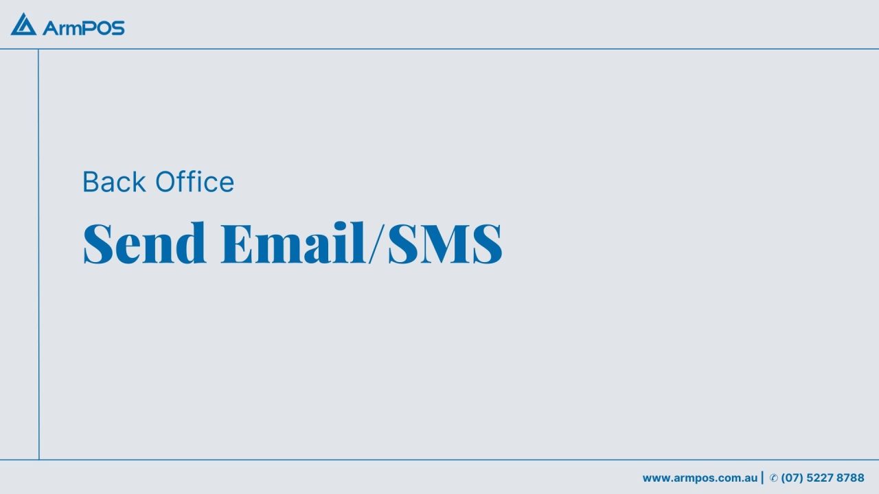 BackOfficeGetStartH - ArmPOS System