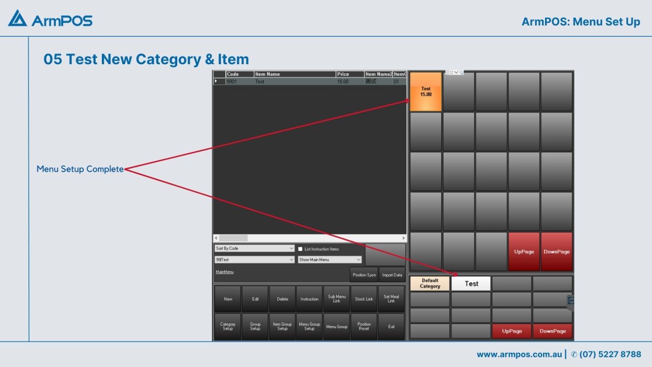 ArmPOSGetStartH - ArmPOS System