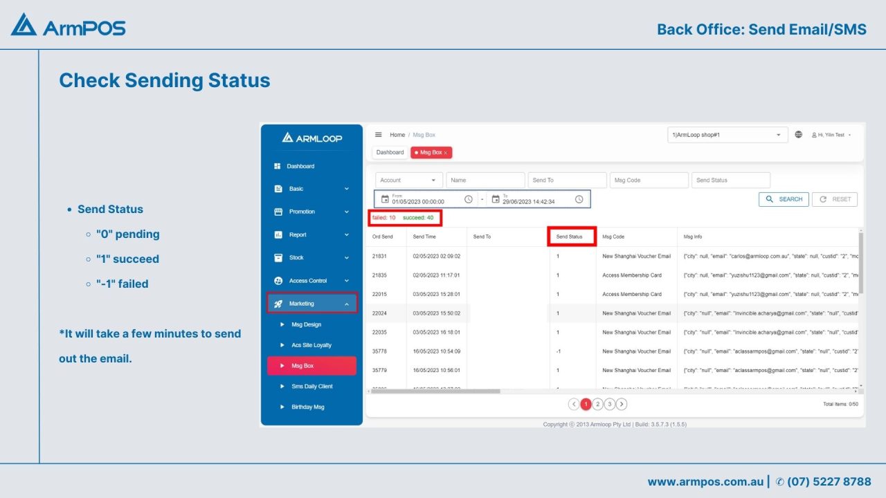 BackOfficeGetStartH - ArmPOS System