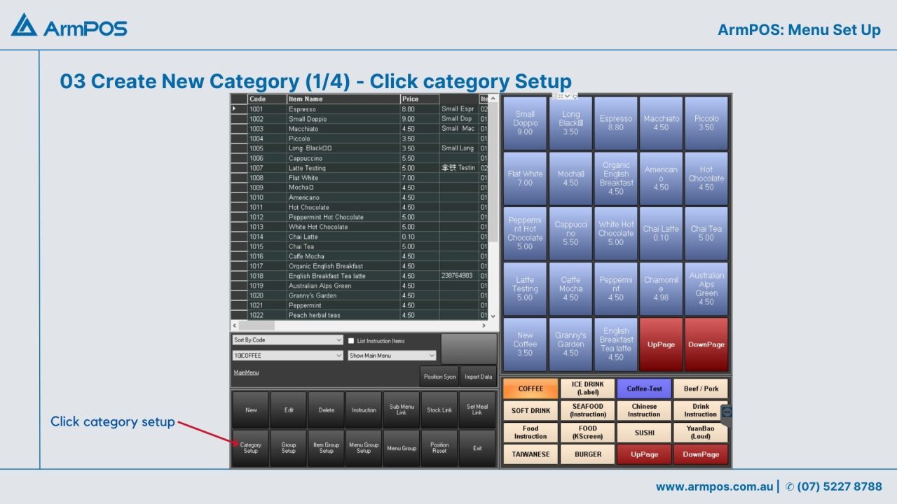 ArmPOSGetStartH - ArmPOS System