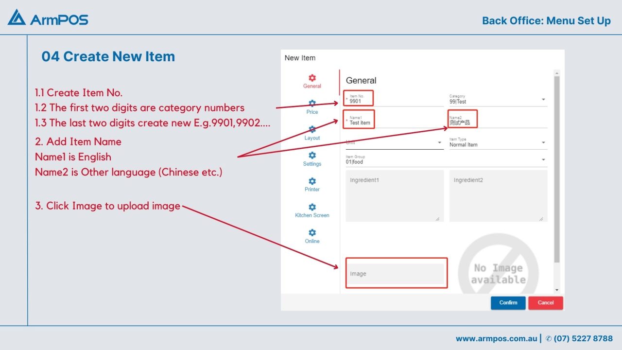 BackOfficeGetStartH - ArmPOS System