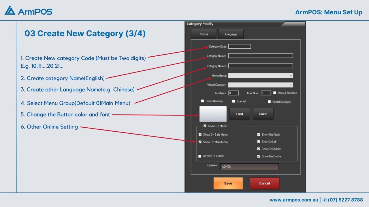 ArmPOSGetStartH - ArmPOS System