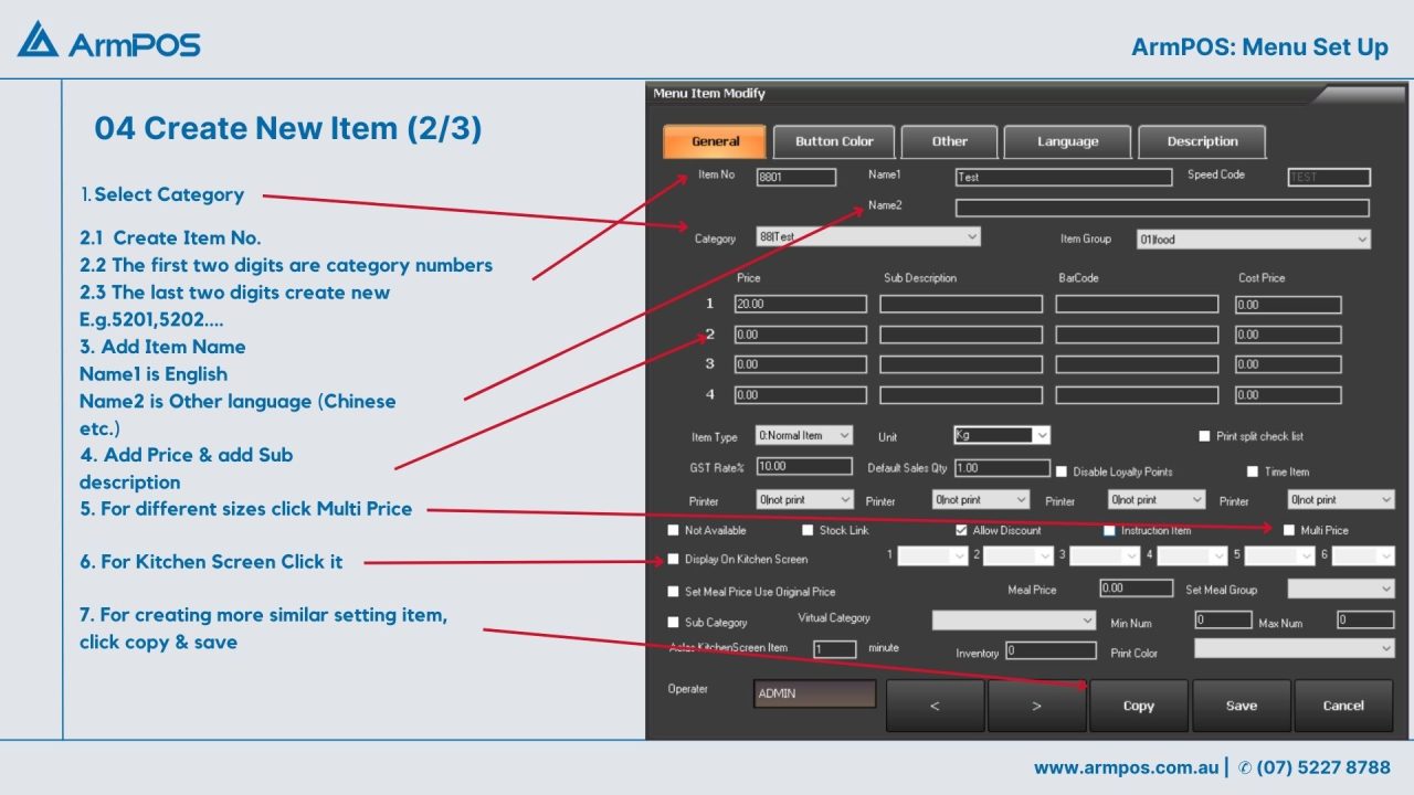 ArmPOSGetStartH - ArmPOS System